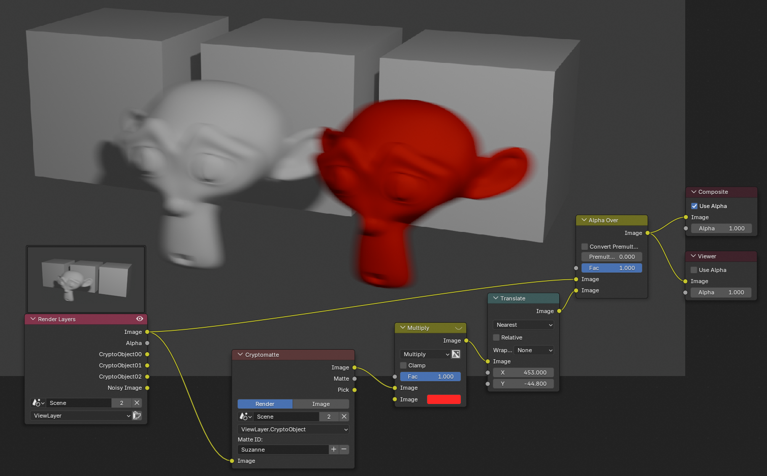 Mask Nodes - Cryptomatte Node - 《Blender 4.5 Manual》 - 书栈网 · BookStack