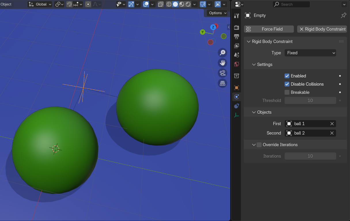 Types - Fixed Constraint - 《Blender 5.0 Manual》 - 书栈网 · BookStack