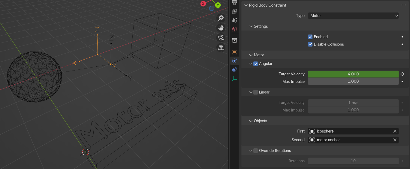 类型 - 电机约束 - 《Blender 5.0 参考手册》 - 书栈网 · BookStack