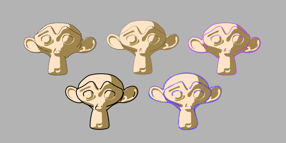 视图层属性 - 线条样式 - 《Blender 5.0 参考手册》 - 书栈网 · BookStack