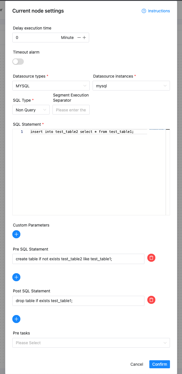 任务类型 - SQL - 《Apache DolphinScheduler v3.1.0 使用手册》 - 书栈网 · BookStack