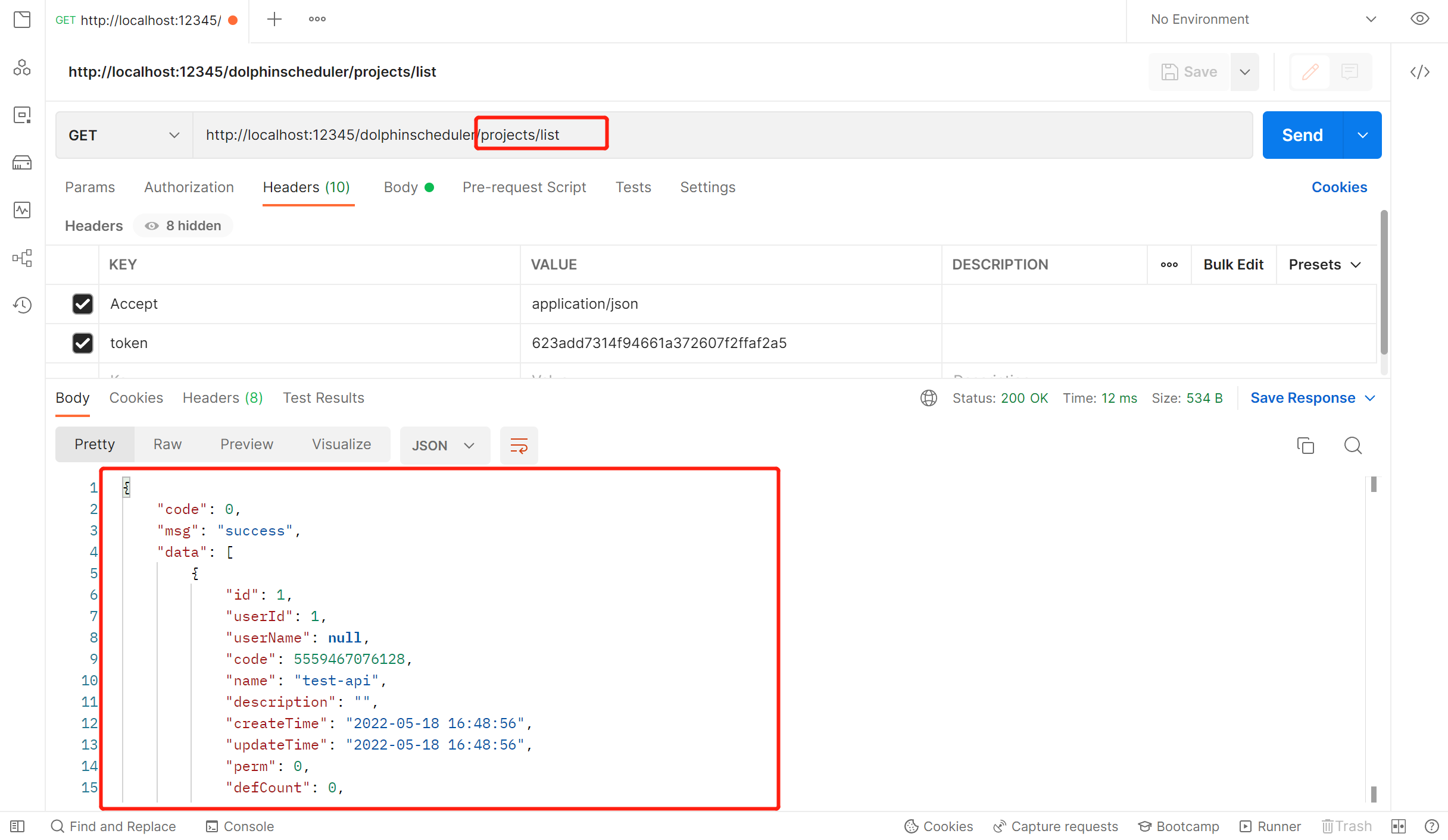 API - API调用 - 《Apache DolphinScheduler v3.1.9 中文文档》 - 书栈网 · BookStack