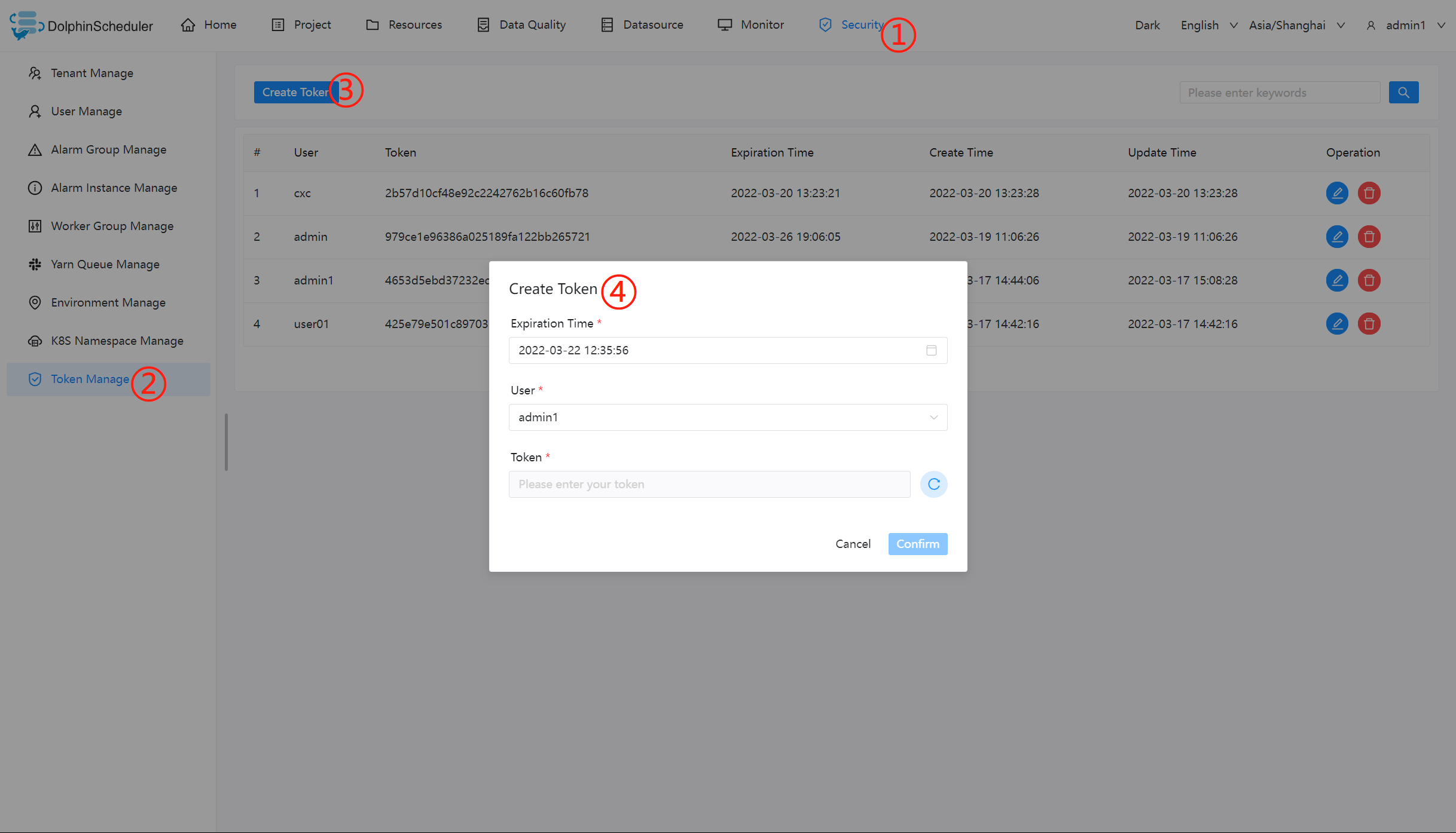 API - API调用 - 《Apache DolphinScheduler v3.1.9 中文文档》 - 书栈网 · BookStack