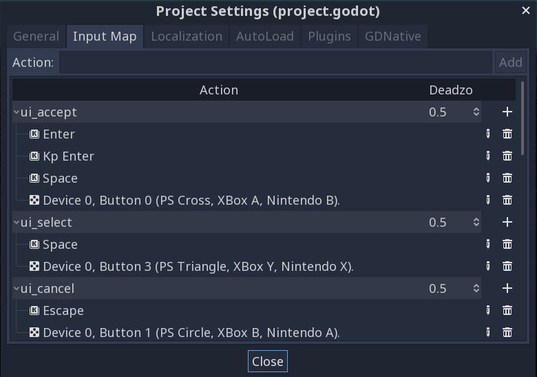 Inputs - Input examples - 《Godot v3.2 Documentation》 - 书栈网 · BookStack