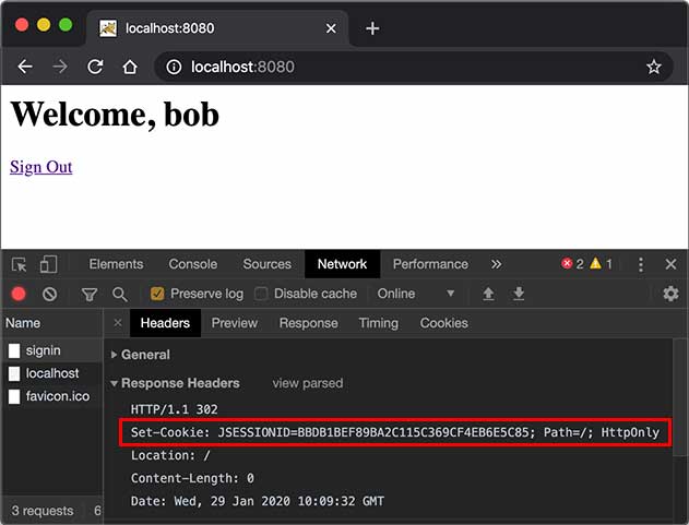Servlet进阶 - 使用Session和Cookie - 《廖雪峰 Java 教程（Java 20）》 - 书栈网 · BookStack