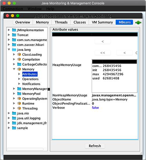 集成第三方组件 - 集成JMX - 《廖雪峰 Java 教程（Java 20）》 - 书栈网 · BookStack
