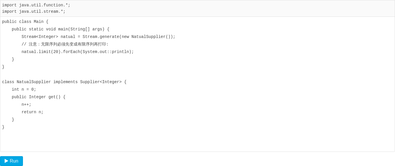 使用Stream - 创建Stream - 《廖雪峰 Java 教程（Java 20）》 - 书栈网 · BookStack